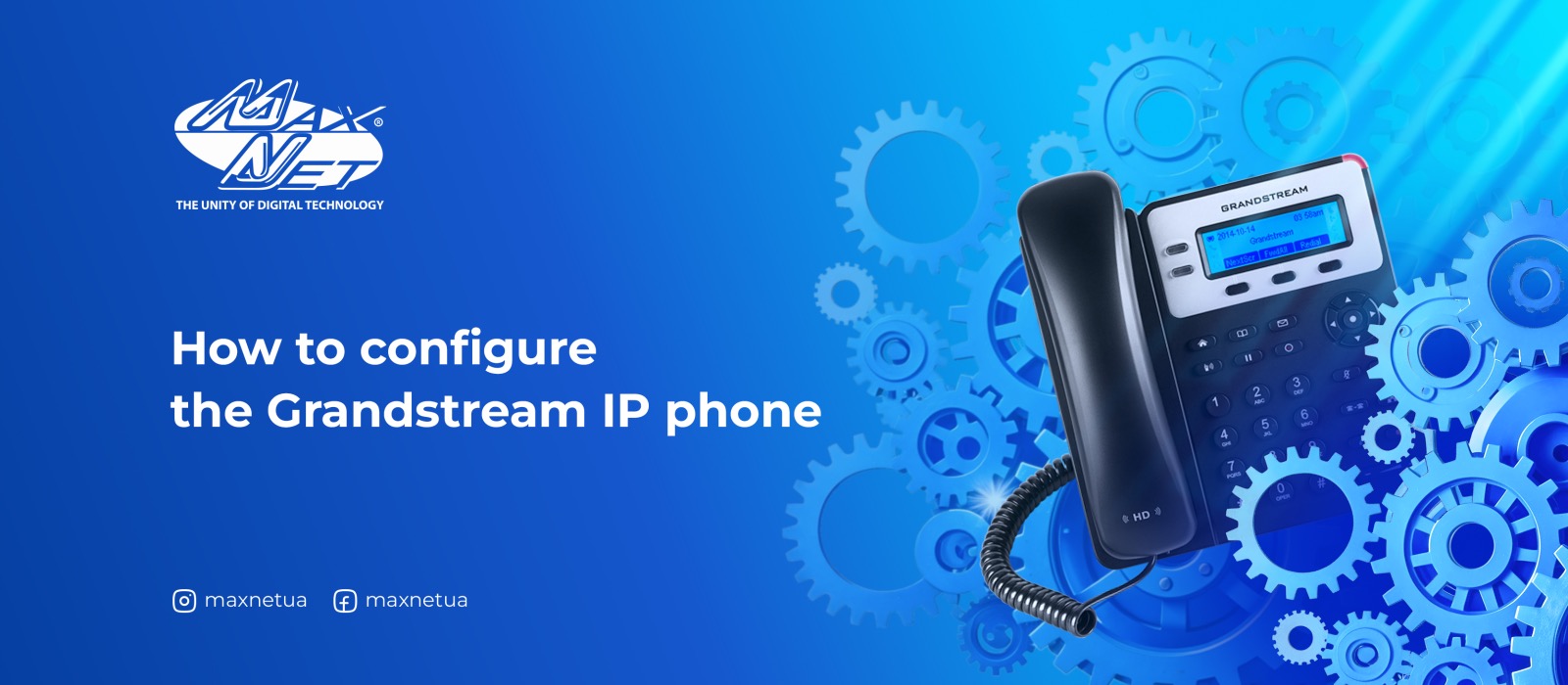 How to configure the Grandstream IP phone
